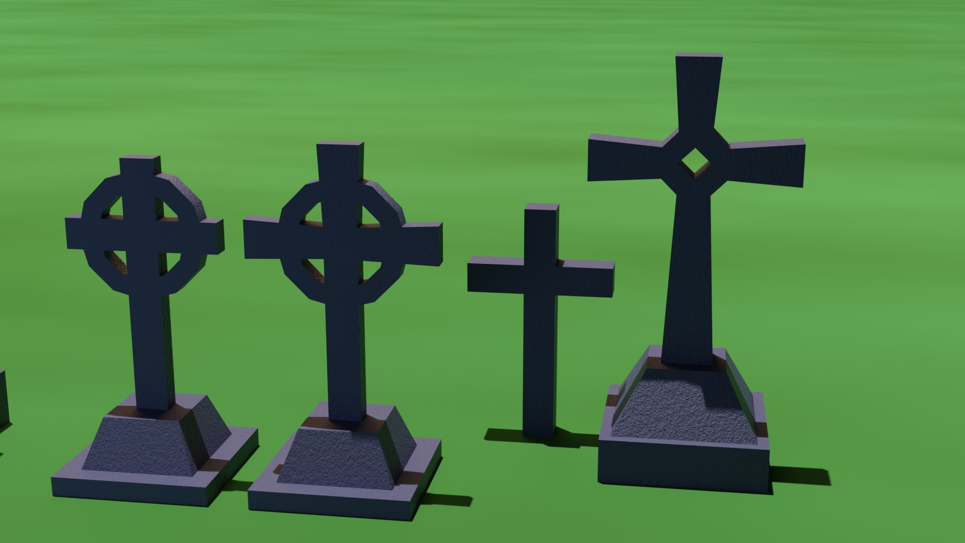 Gravestones Model - TurboSquid 2136512