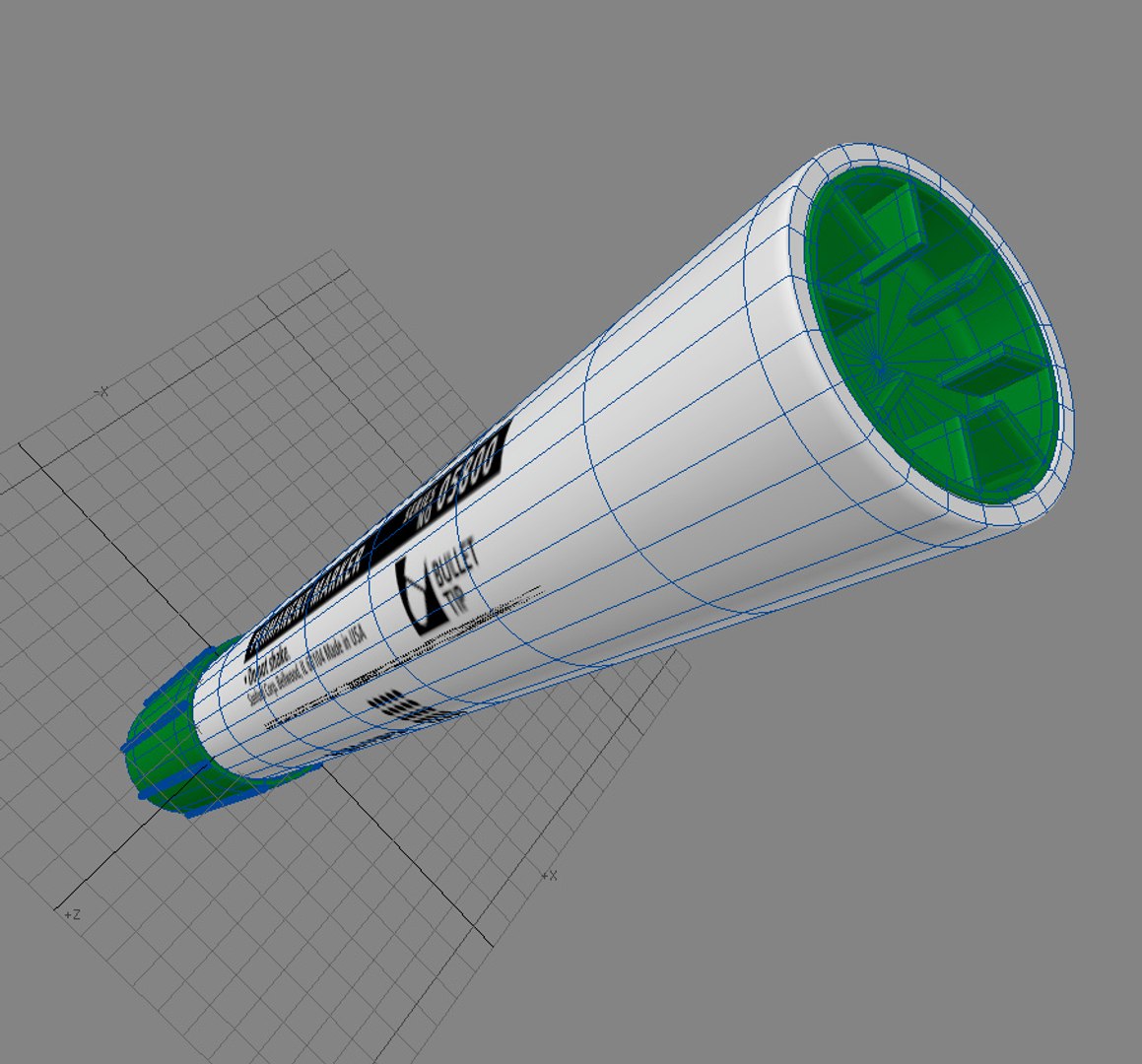Color Markers 3d Model