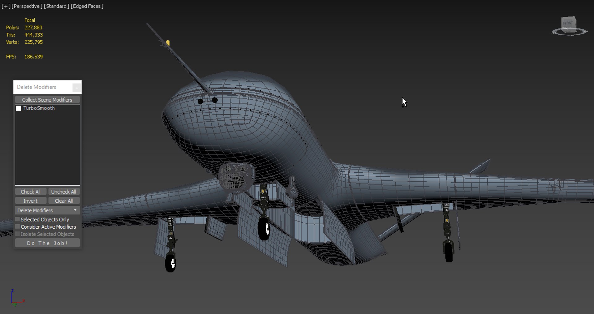 General Atomics Predator C Avenger UAV Drone 3D - TurboSquid 2105937