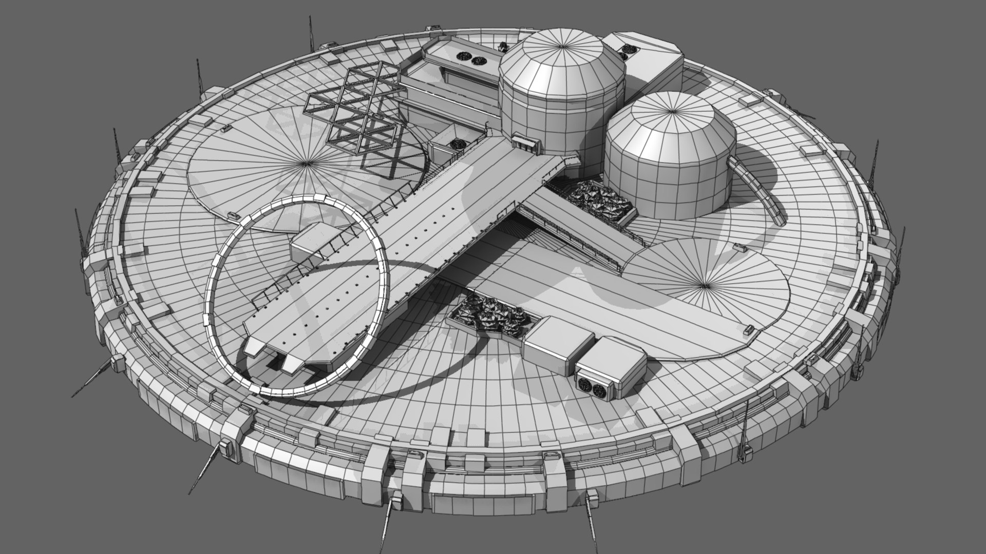 Dome District 3D - TurboSquid 1796321