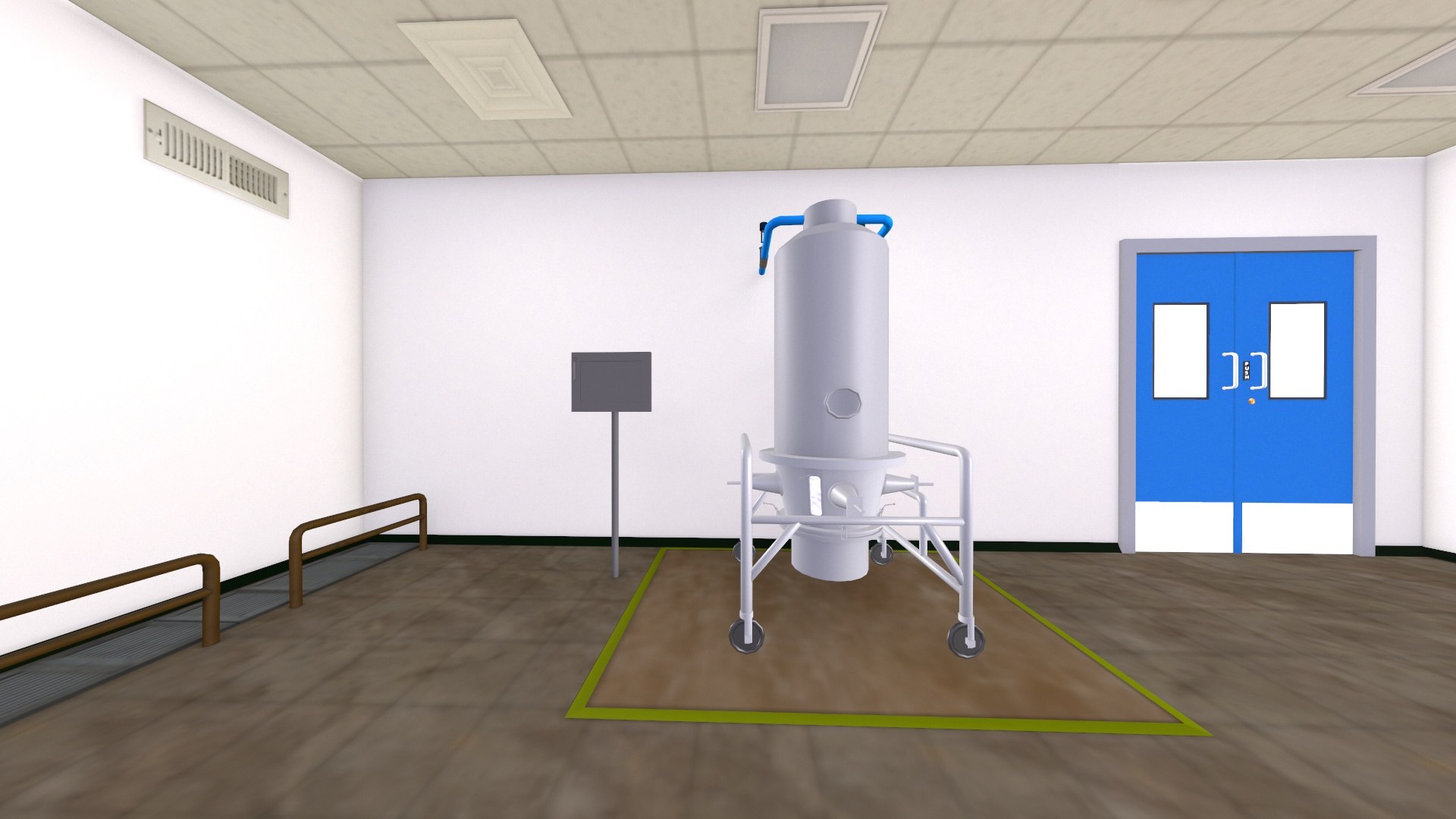 3D Fluidized Bed Dryer FBD Model - TurboSquid 2460417