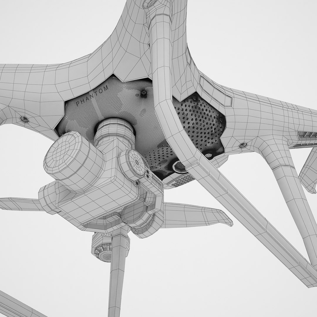 3D dji phantom 4 model - TurboSquid 1353869