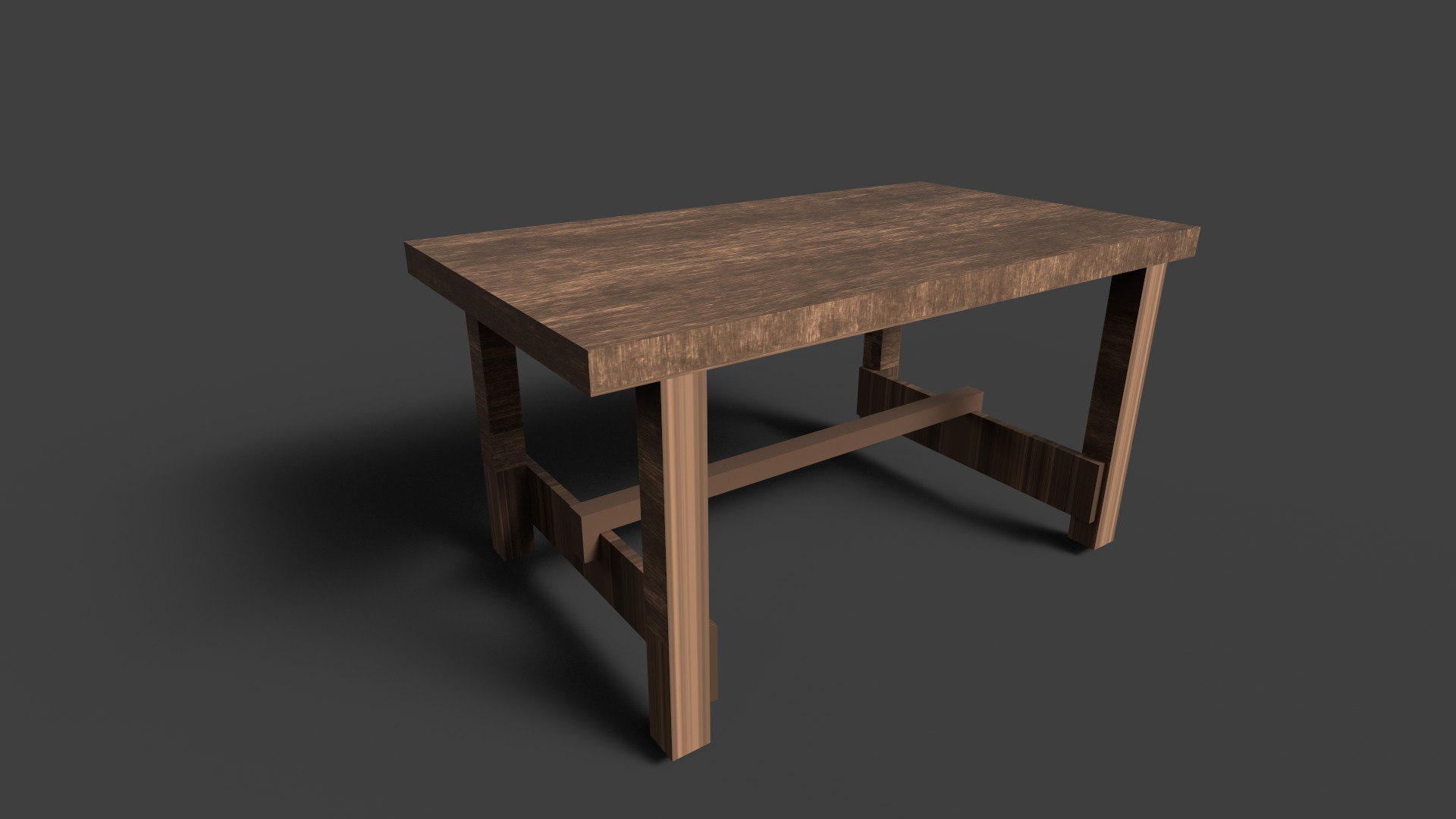 3D High Poly Wooden Table Model - TurboSquid 2279799