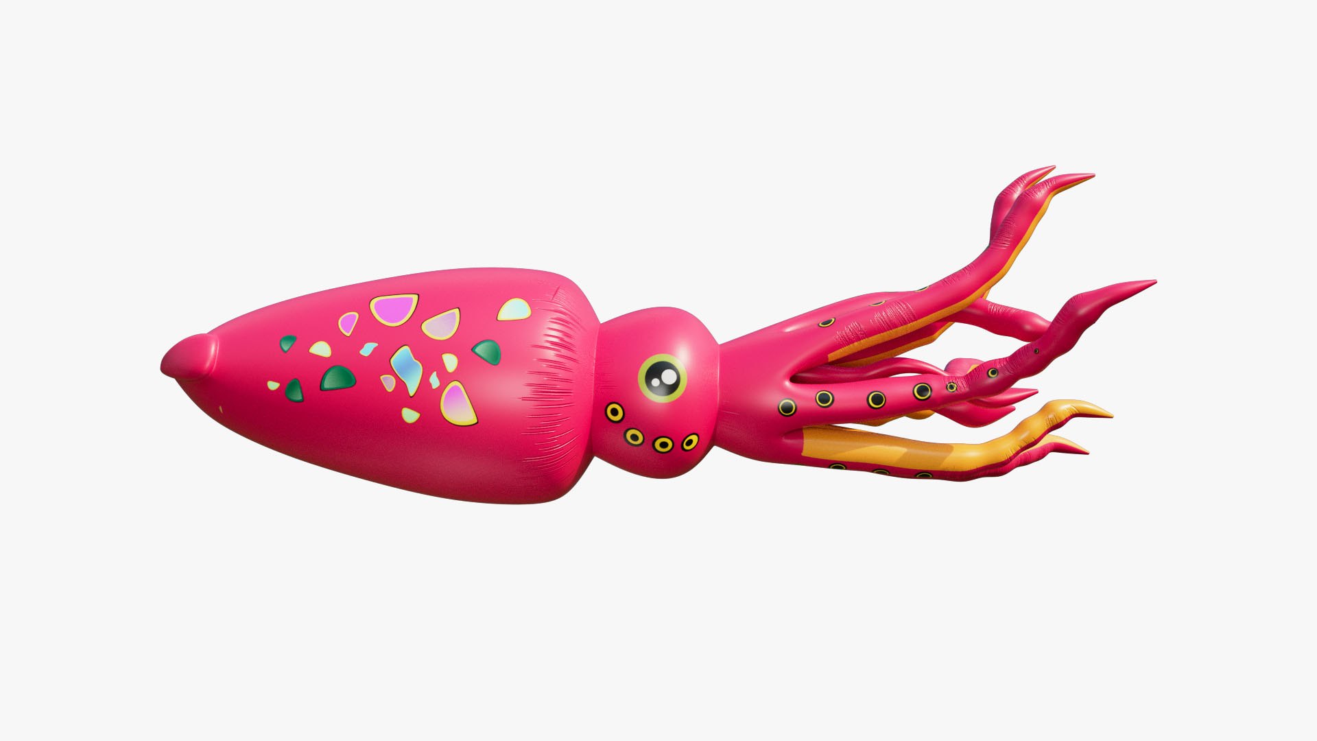 Squid Inflatable 3D - TurboSquid 2186198