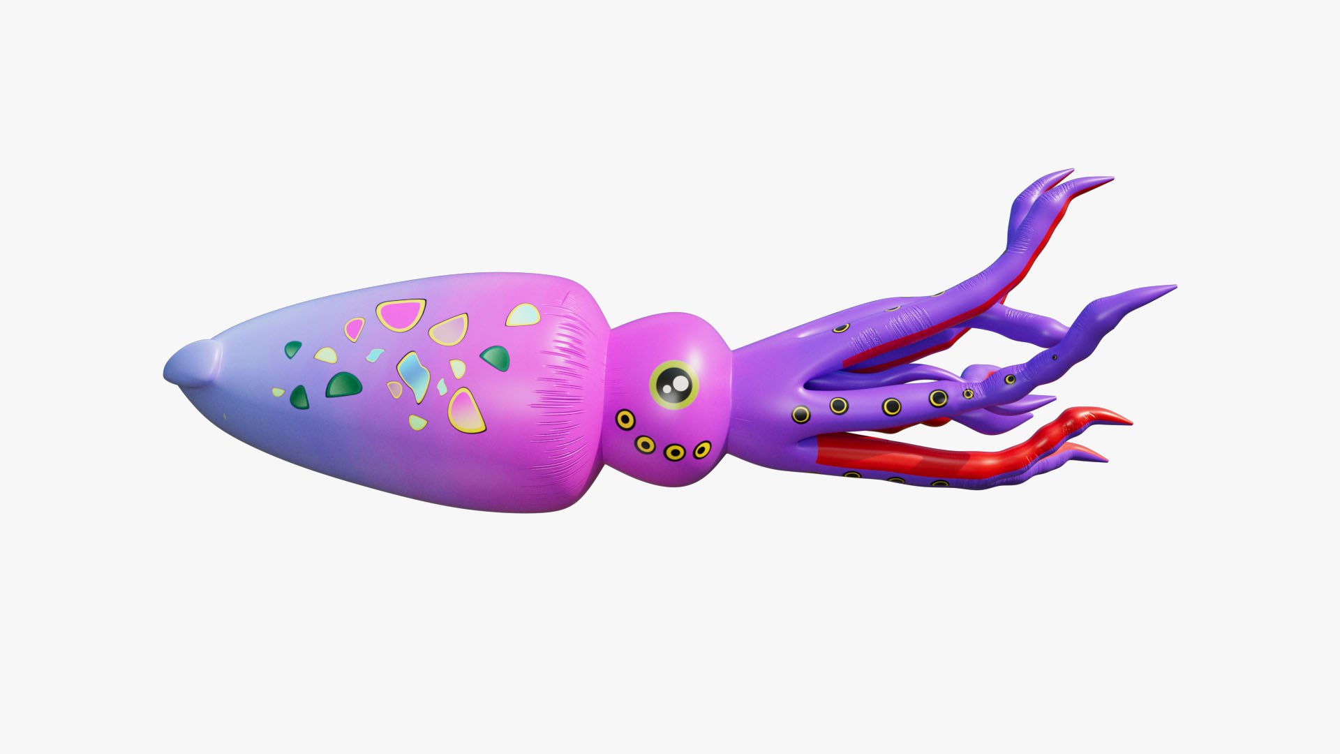Squid Inflatable 3D - TurboSquid 2186198