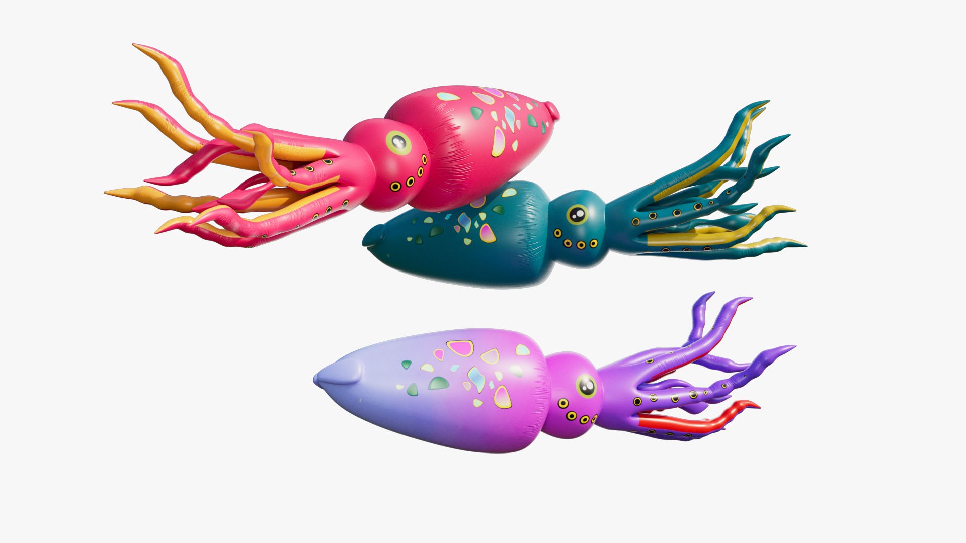 Squid Inflatable 3D - TurboSquid 2186198