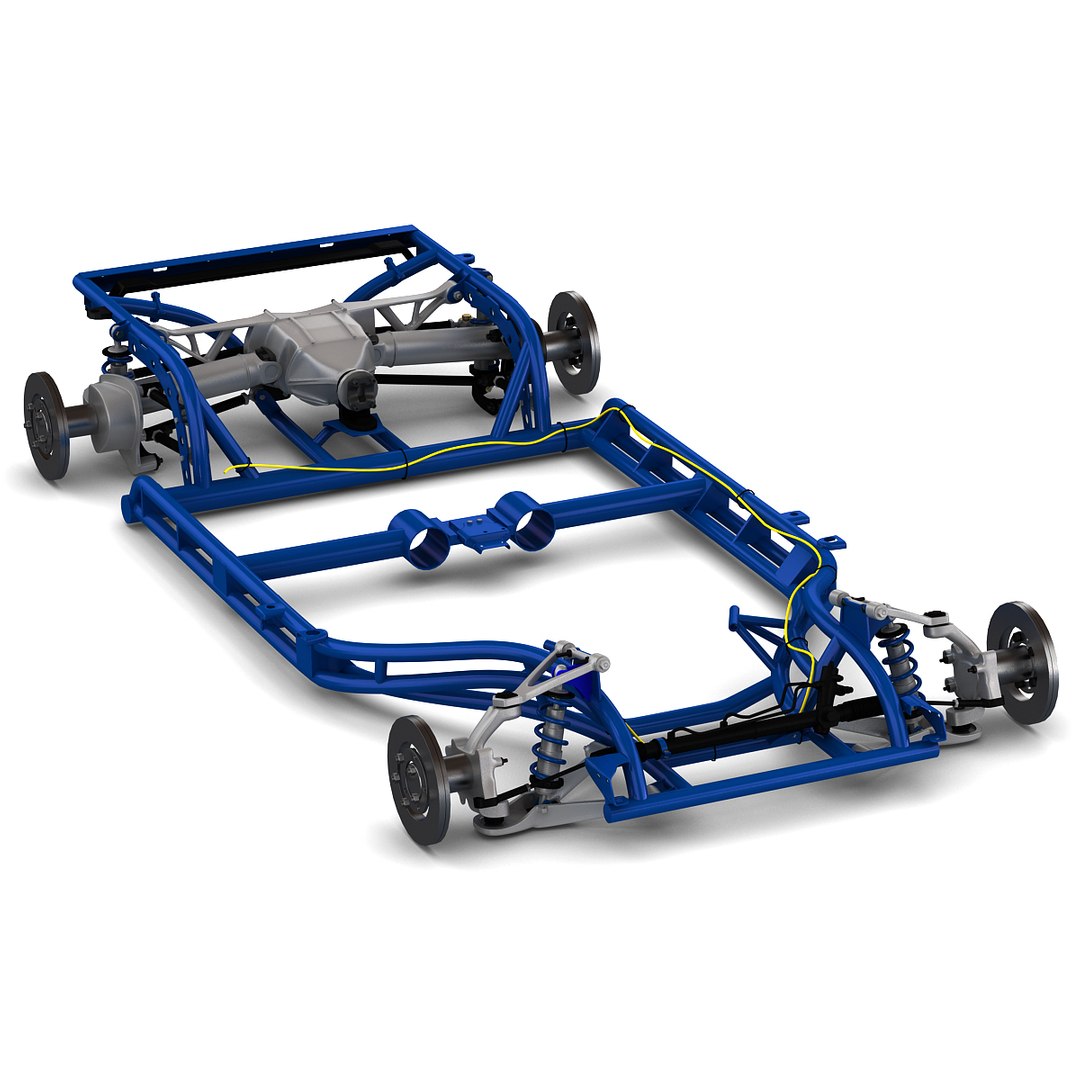 Corvette Chassis 2 3ds