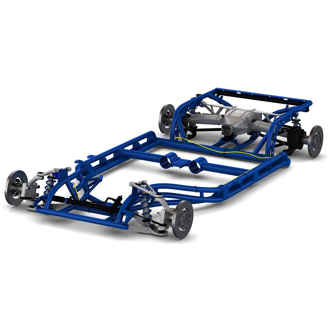 corvette chassis 2 3ds