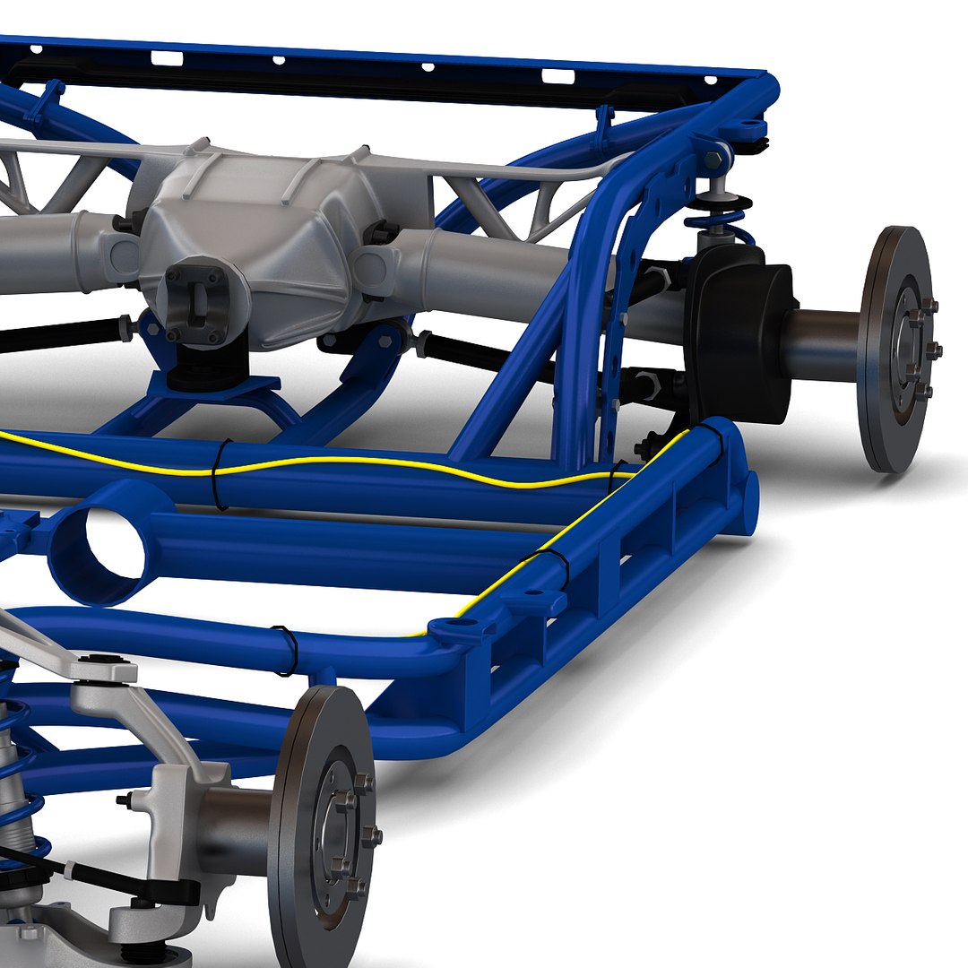 Corvette Chassis 2 3ds