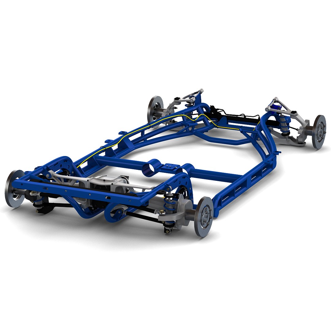 Corvette Chassis 2 3ds