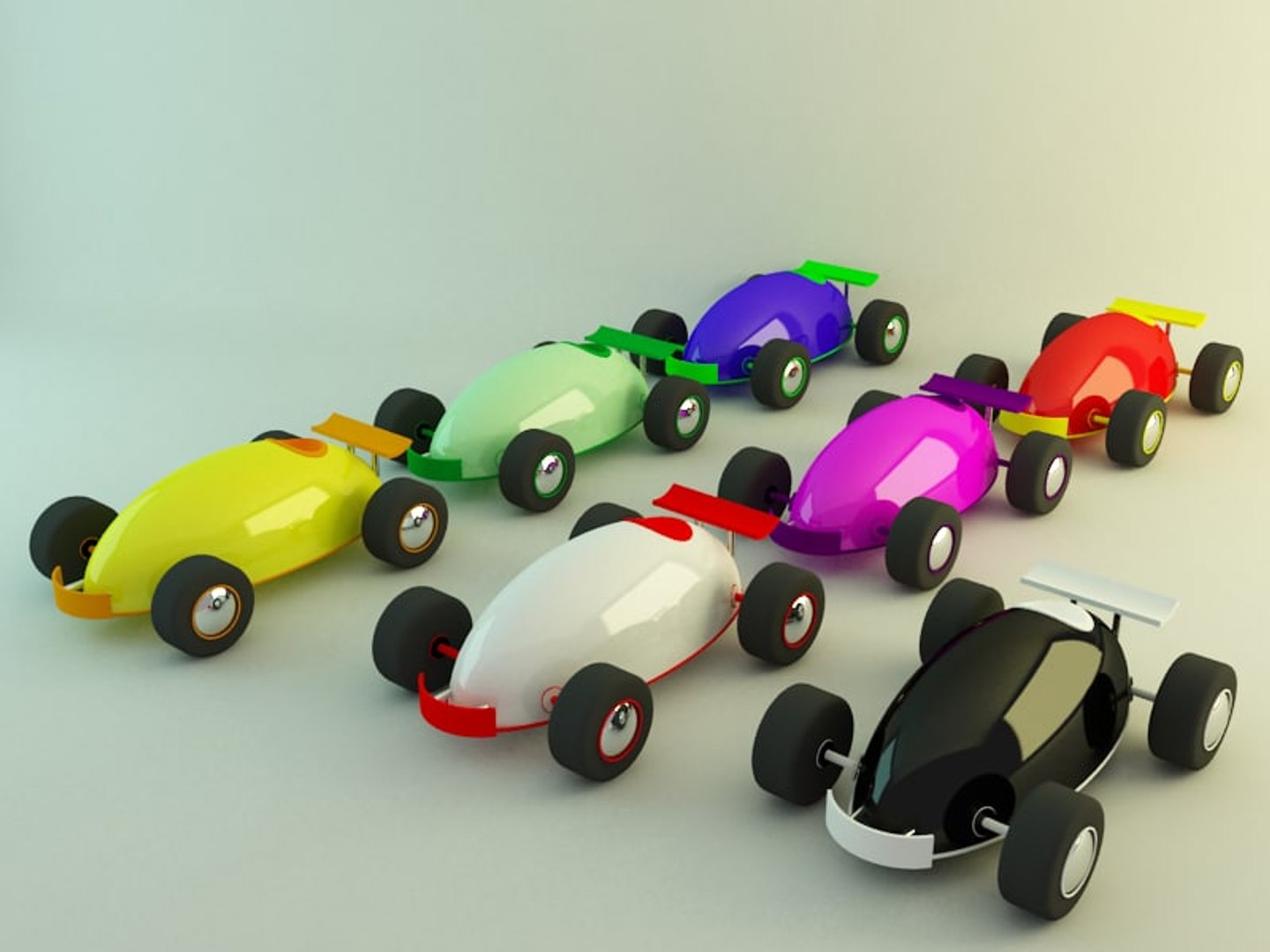 3d toy car