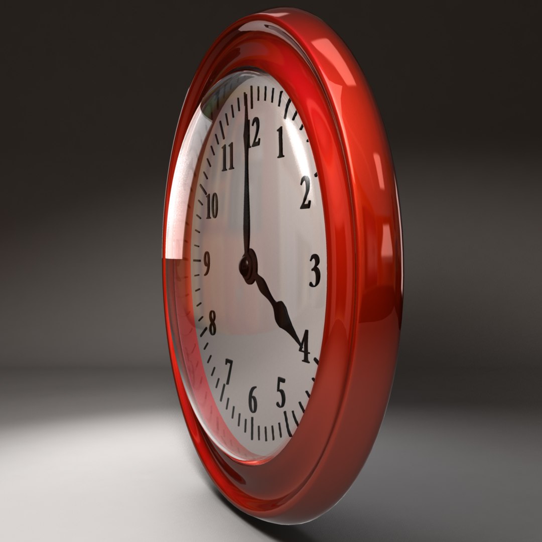 3d C4d Wall Clock