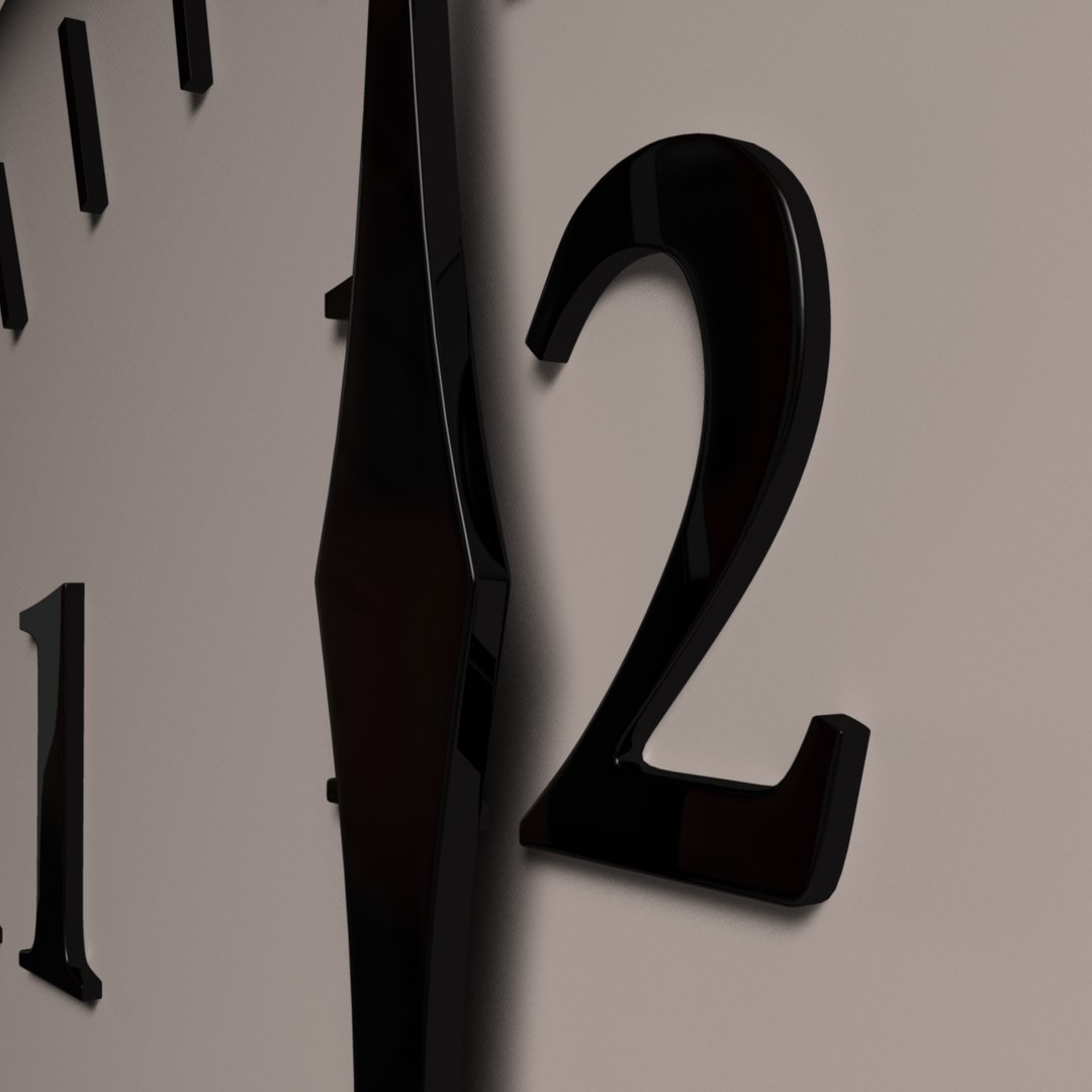 3d C4d Wall Clock