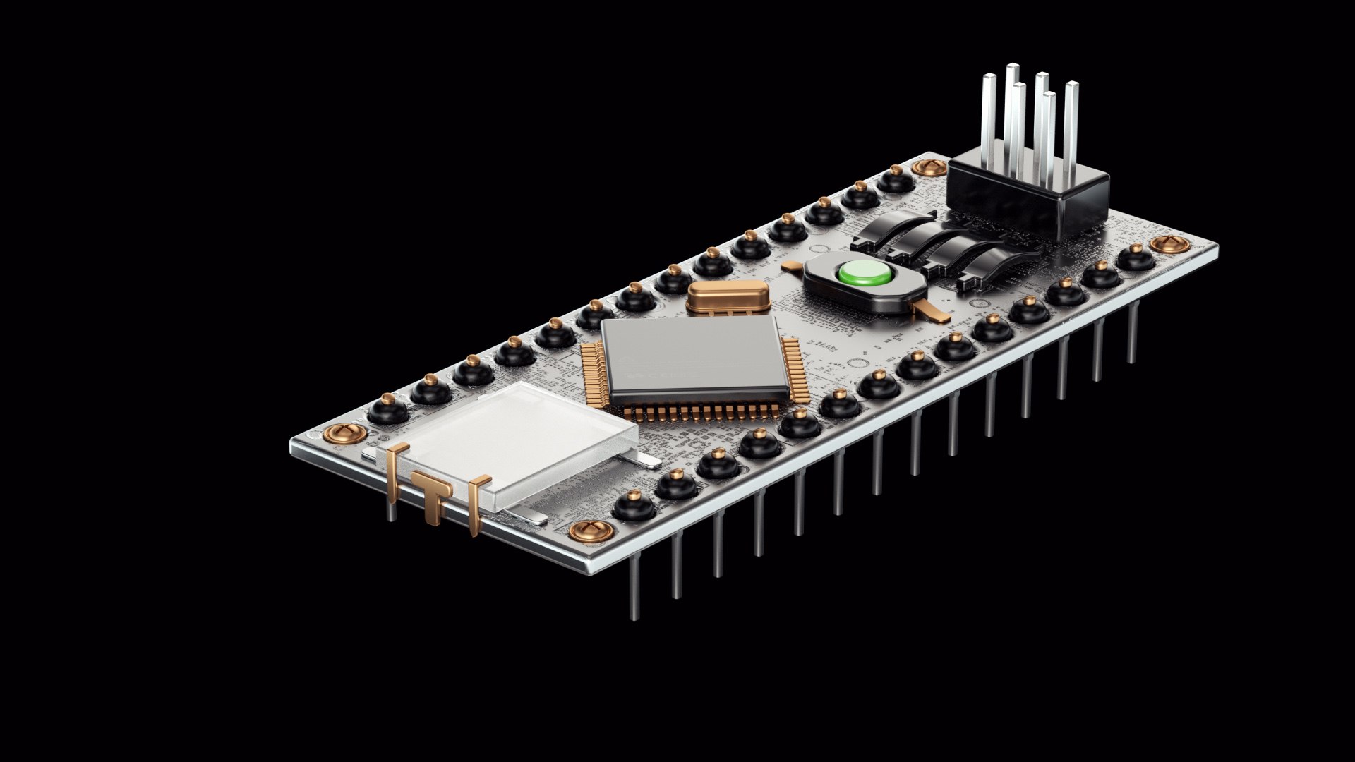 3D Computer Circuit Board Electronic Components Model - TurboSquid 2251070
