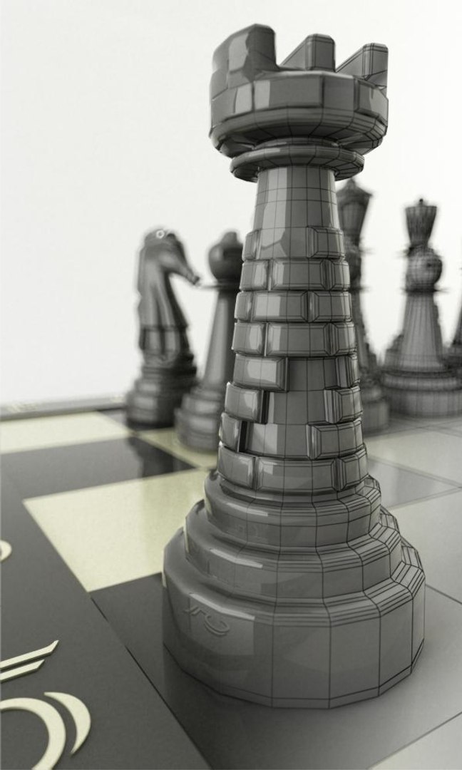 Chess 3d Obj