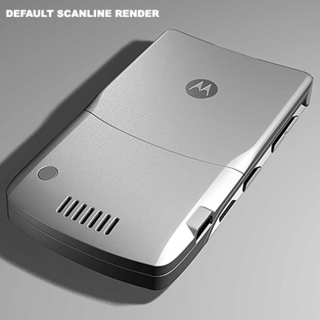 3d Motorola V3 Razr Cell Phone