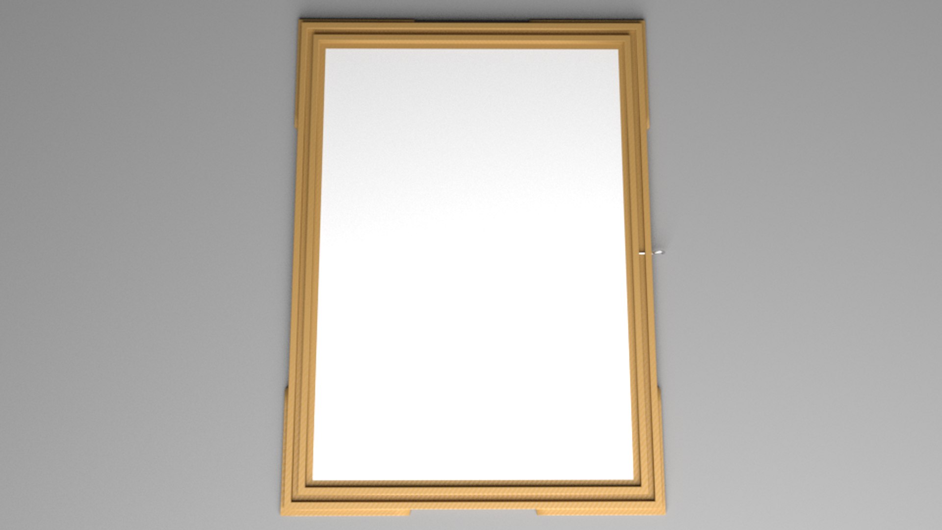 Rectangle Picture Frame 3D Model - TurboSquid 1544462