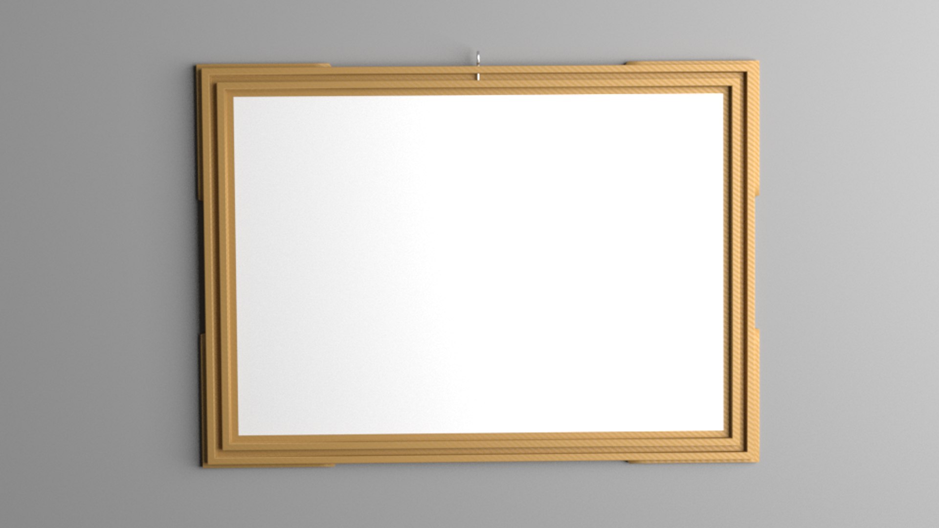 Rectangle Picture Frame 3D Model - TurboSquid 1544462
