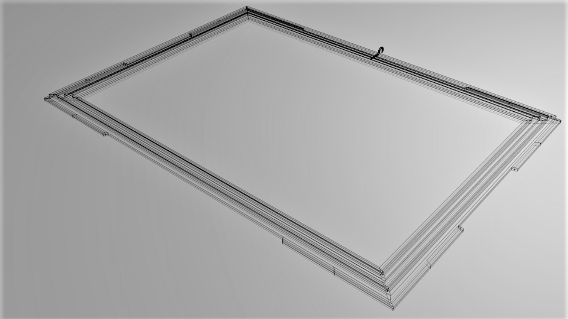 Rectangle Picture Frame 3D Model - TurboSquid 1544462