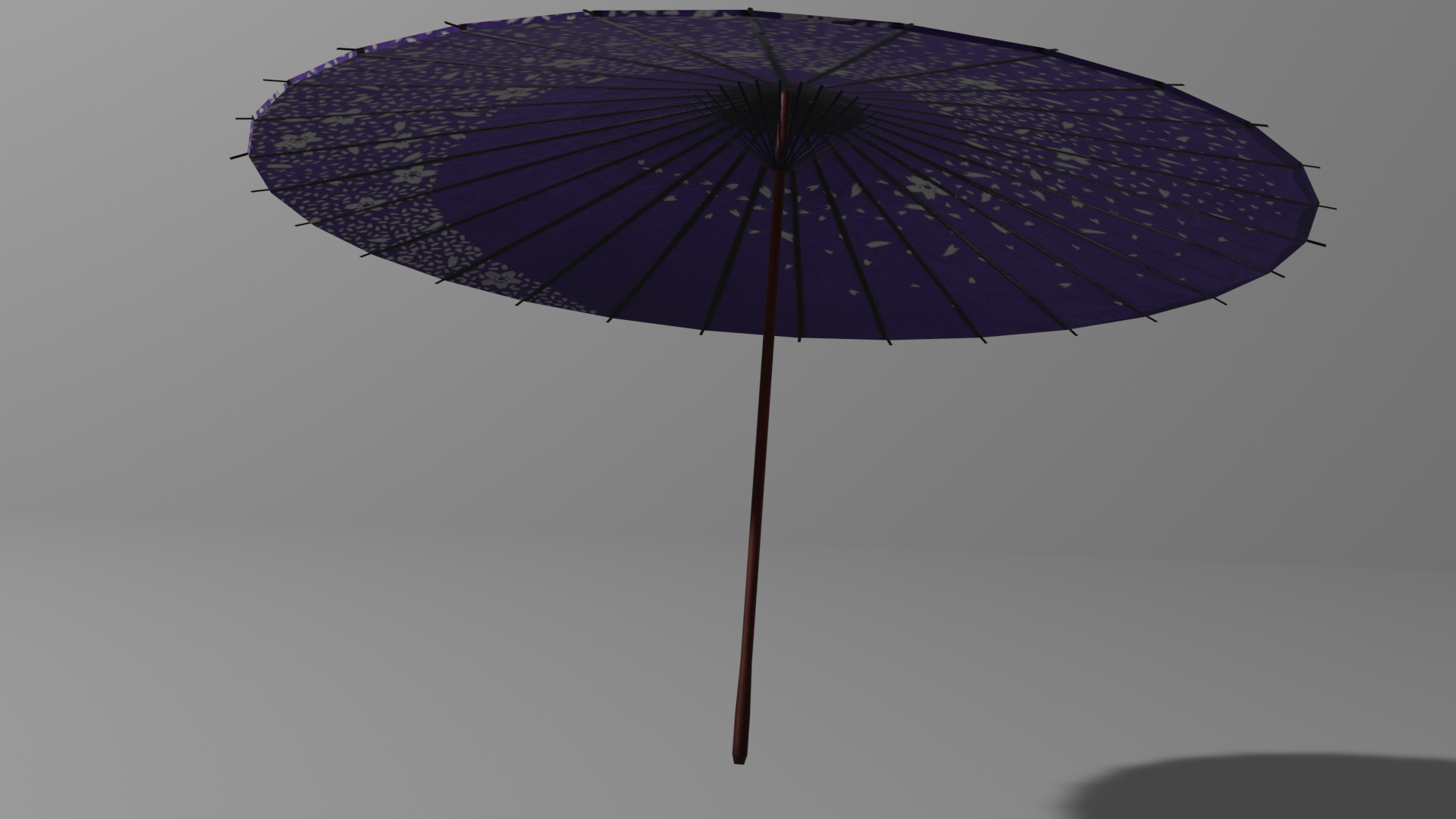 Japan japanese umbrella model - TurboSquid 1692441