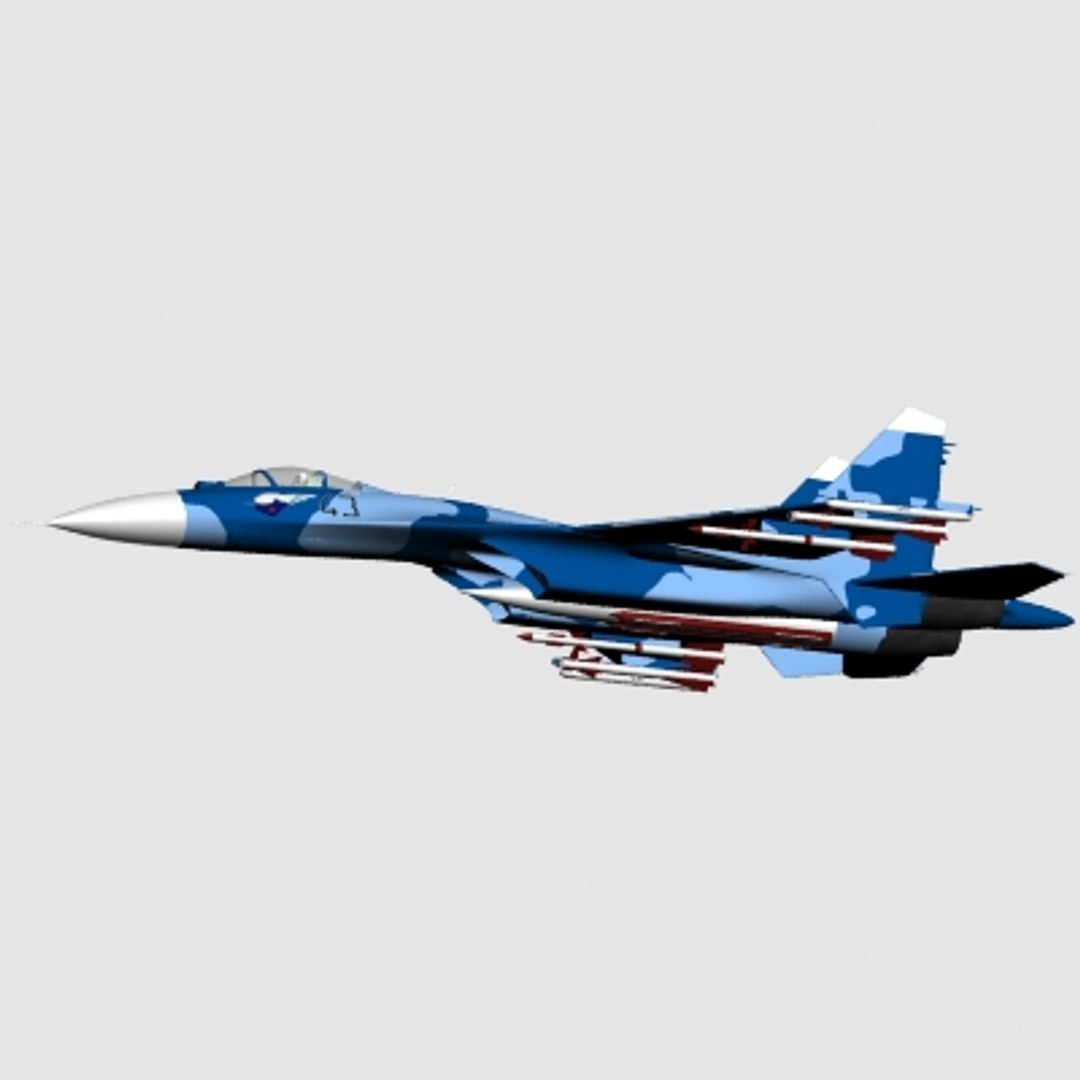 3d Model Of Fighter Aircraft