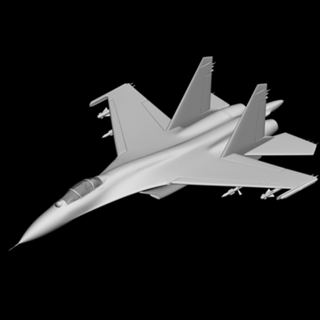 3d Model Of Fighter Aircraft