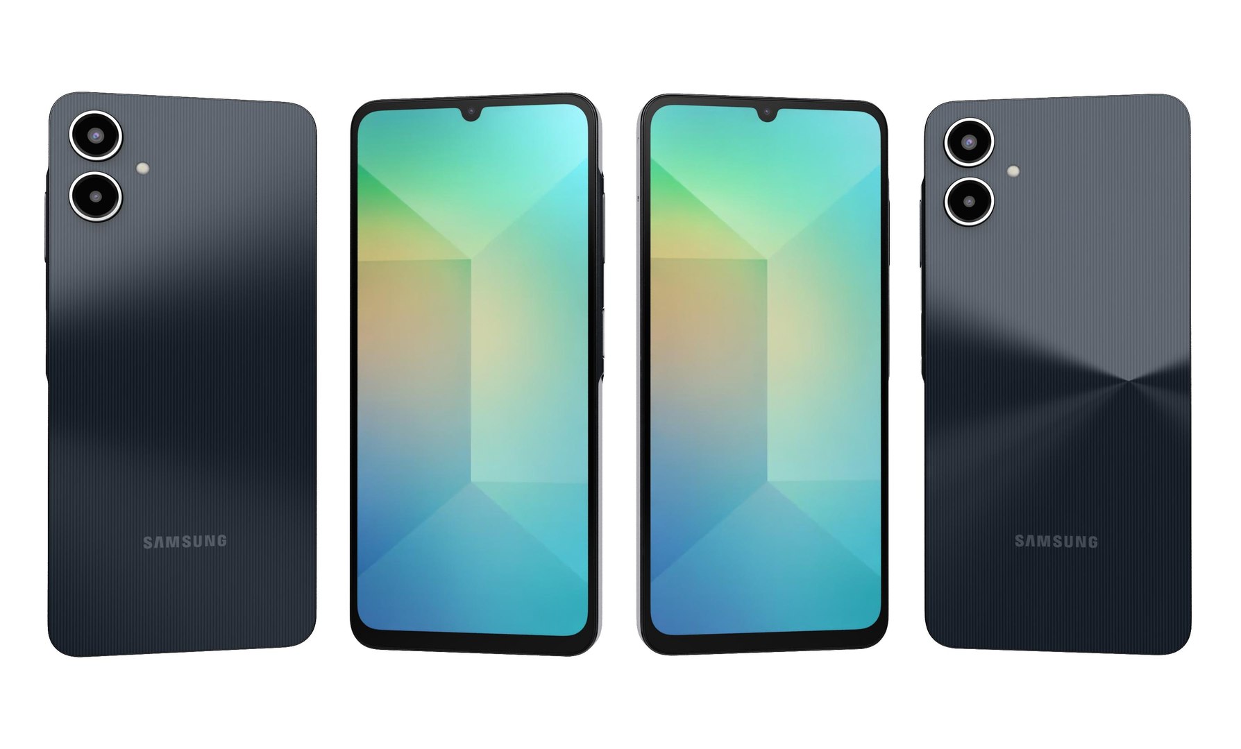 Samsung Galaxy A06 All Colors 3D Model - TurboSquid 2271308