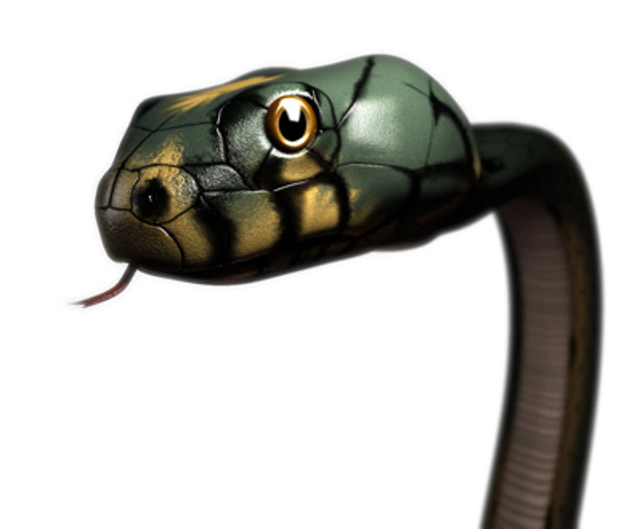 Snake Head Obj