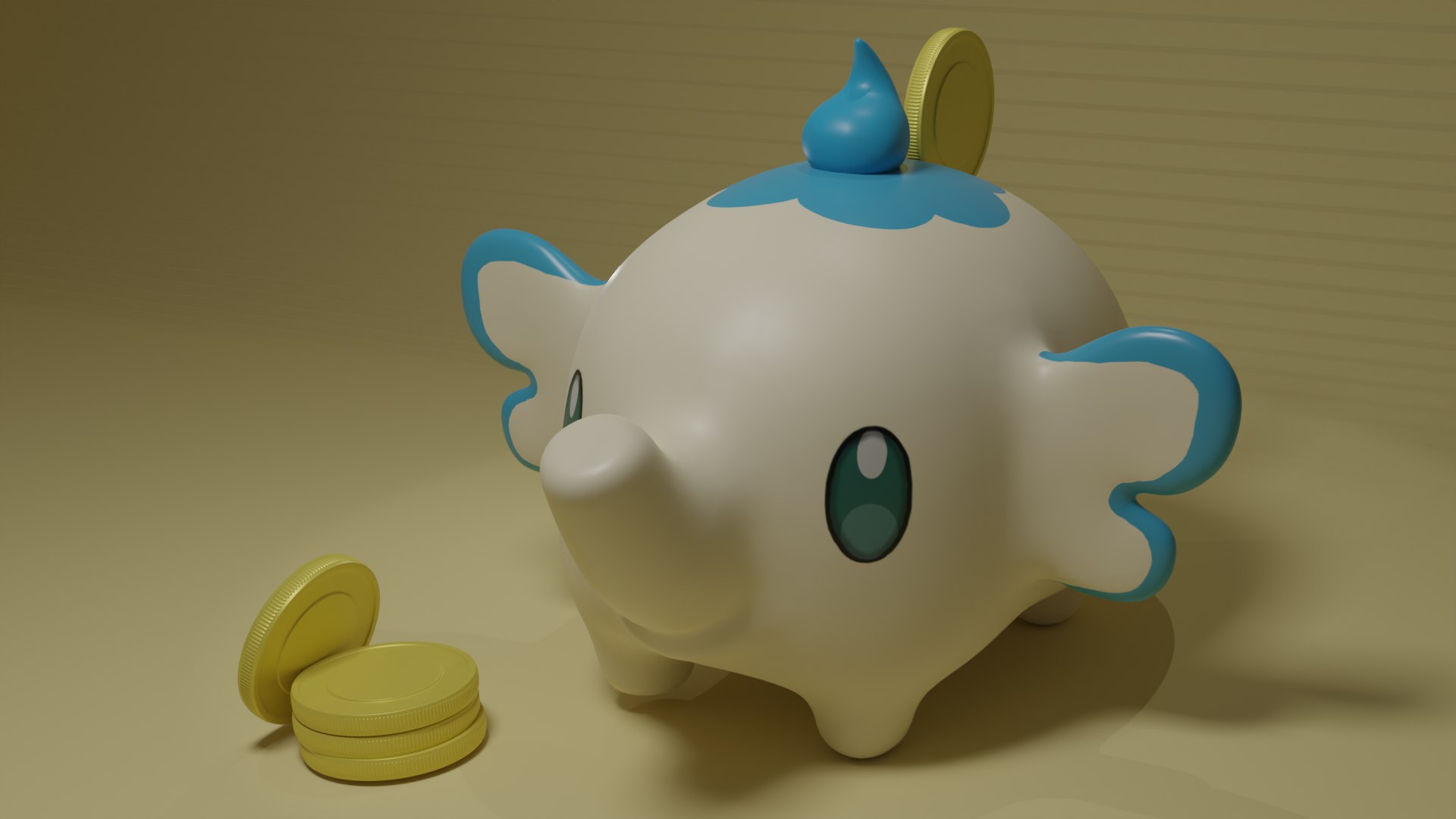 Piggybank Teafant Palworld 3D - TurboSquid 2208254