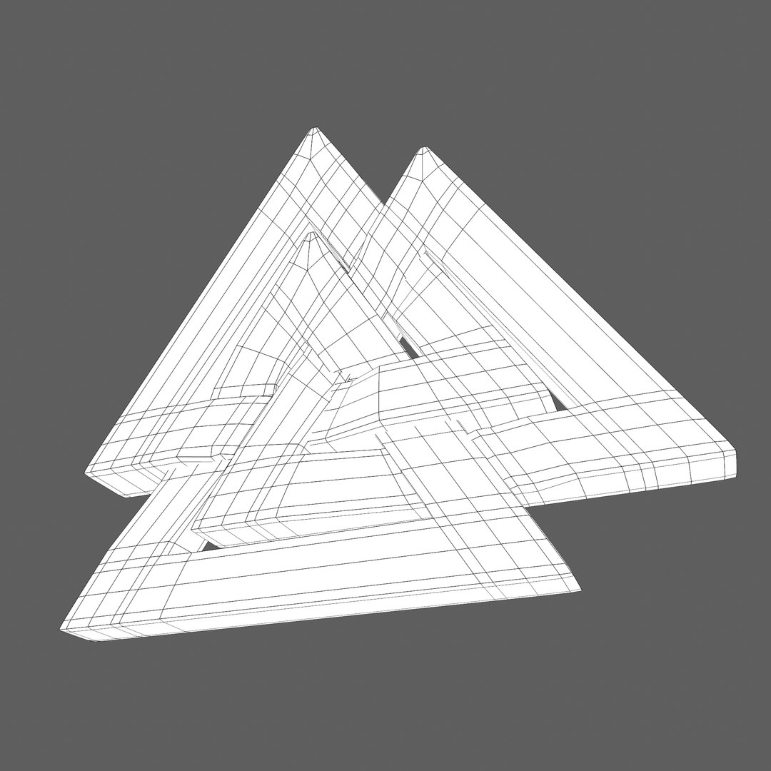 Valknut Plaque 3D - TurboSquid 1743216