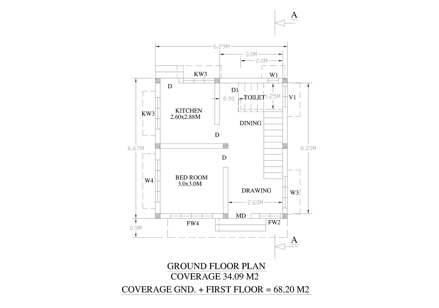 Design 45 M2 House 3D Model - TurboSquid 1631121
