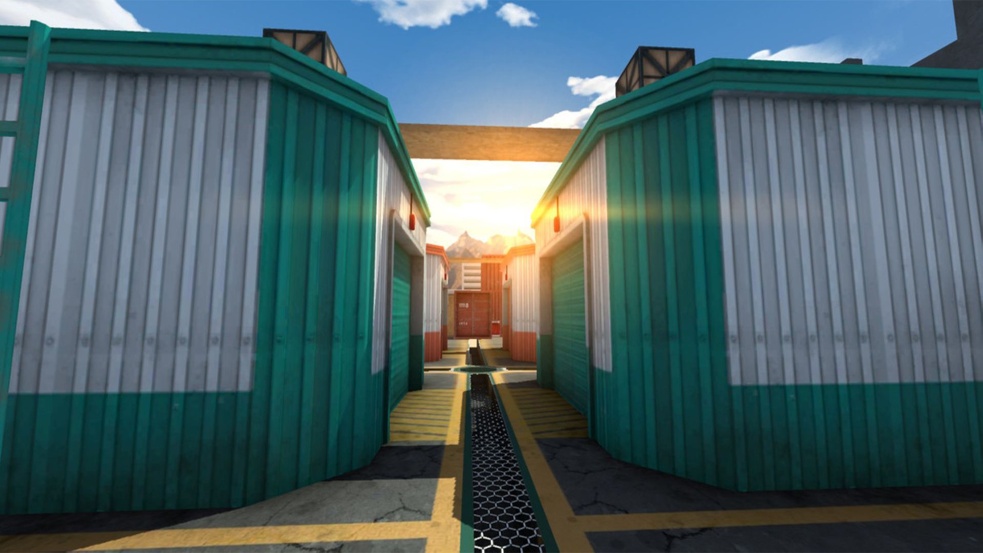 Mobile FPS Game Environment Map Cs Ice World Counter Strike Low Poly Unity3d 3D Model ...