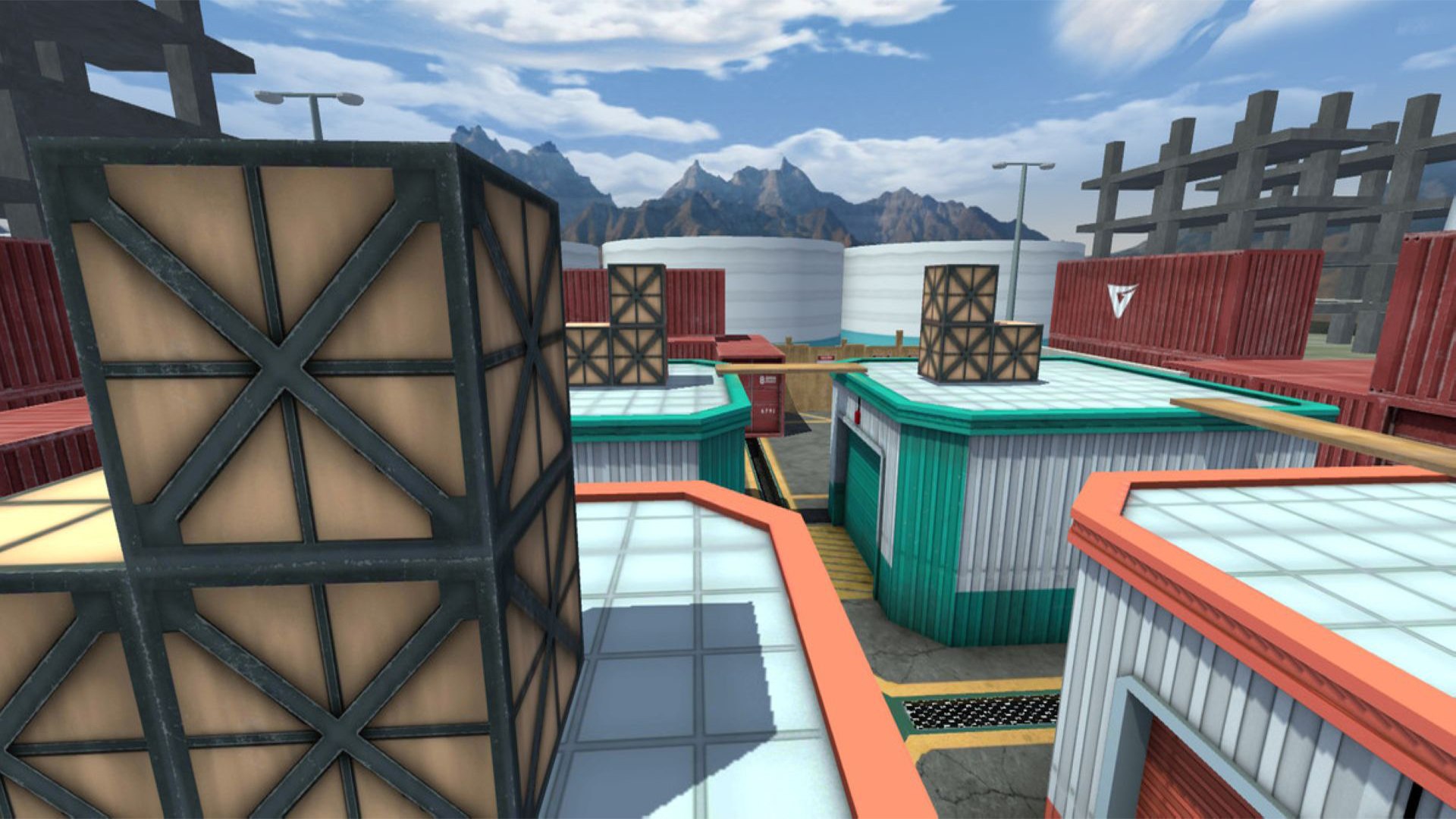 Mobile FPS Game Environment Map Cs Ice World Counter Strike Low Poly Unity3d 3D Model ...