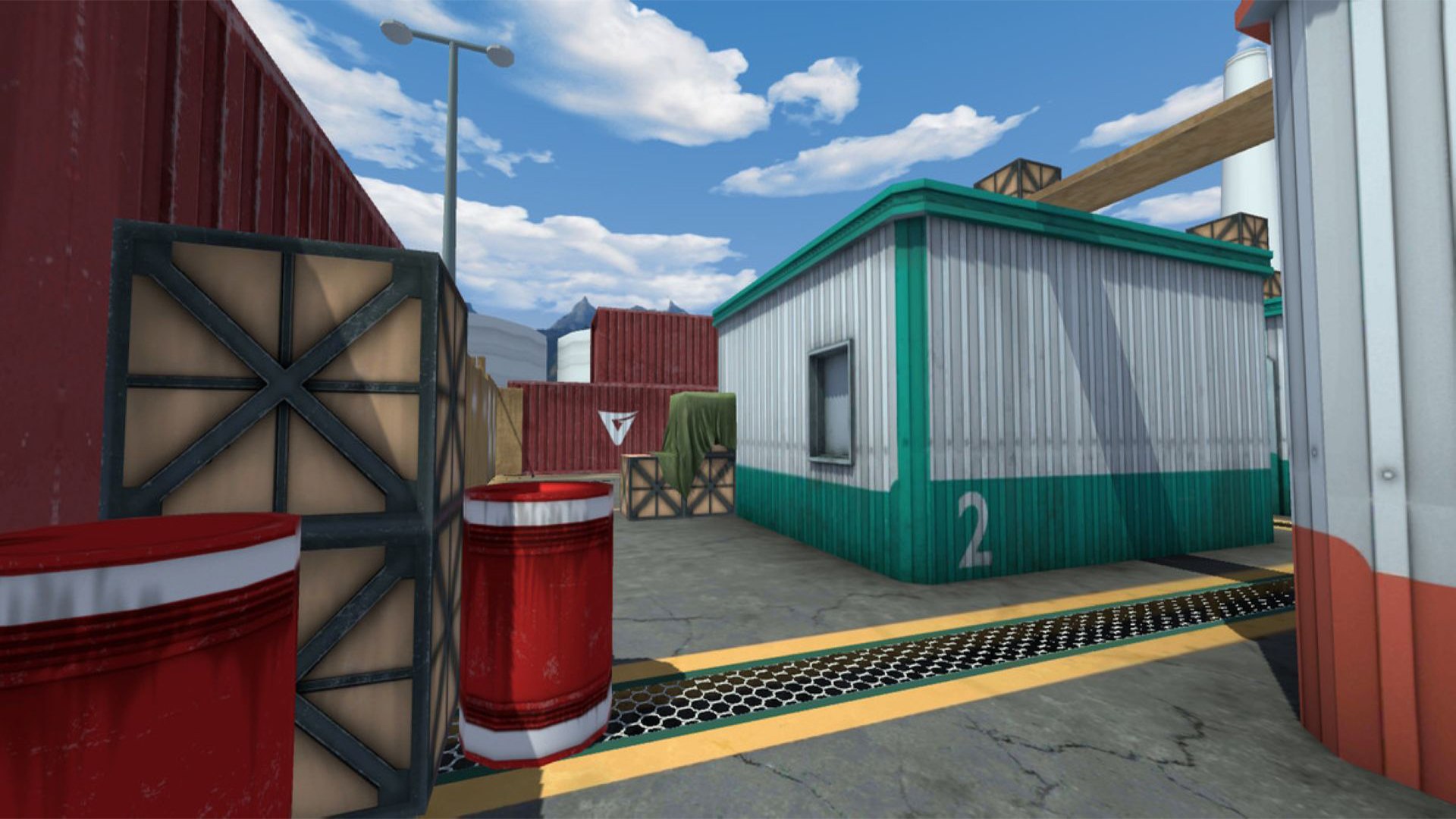 Mobile FPS Game Environment Map Cs Ice World Counter Strike Low Poly Unity3d 3D Model ...