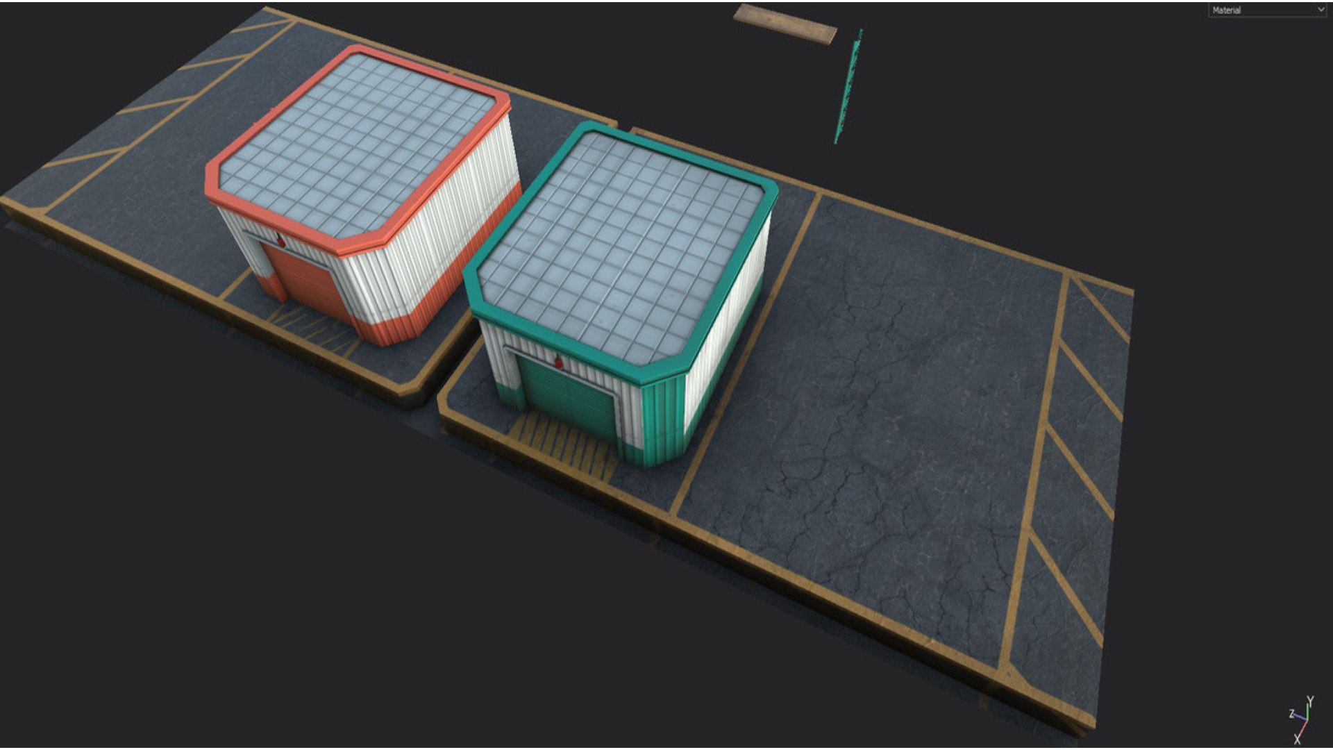 Mobile FPS Game Environment Map Cs Ice World Counter Strike Low Poly Unity3d 3D Model ...