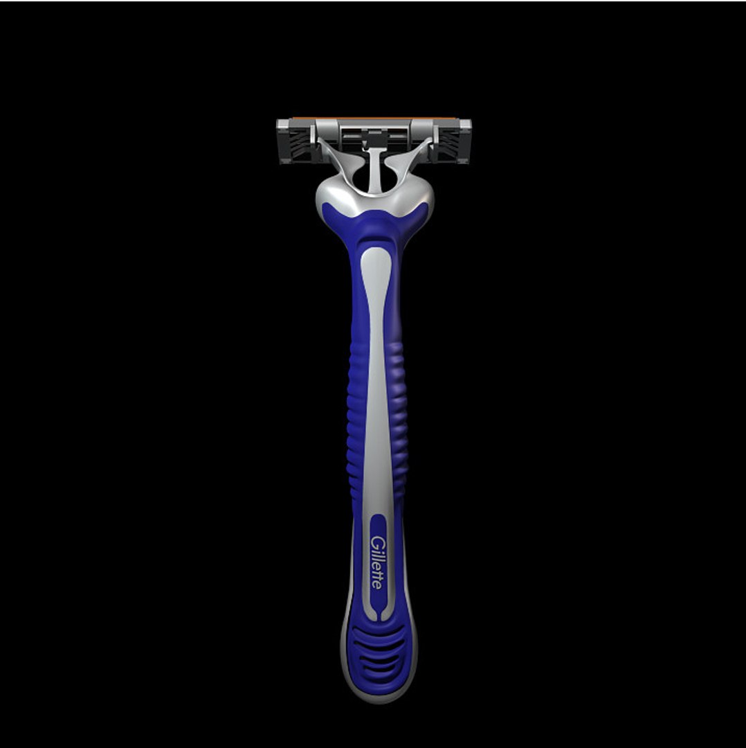 Razor Gillette Blade Model - TurboSquid 1475399
