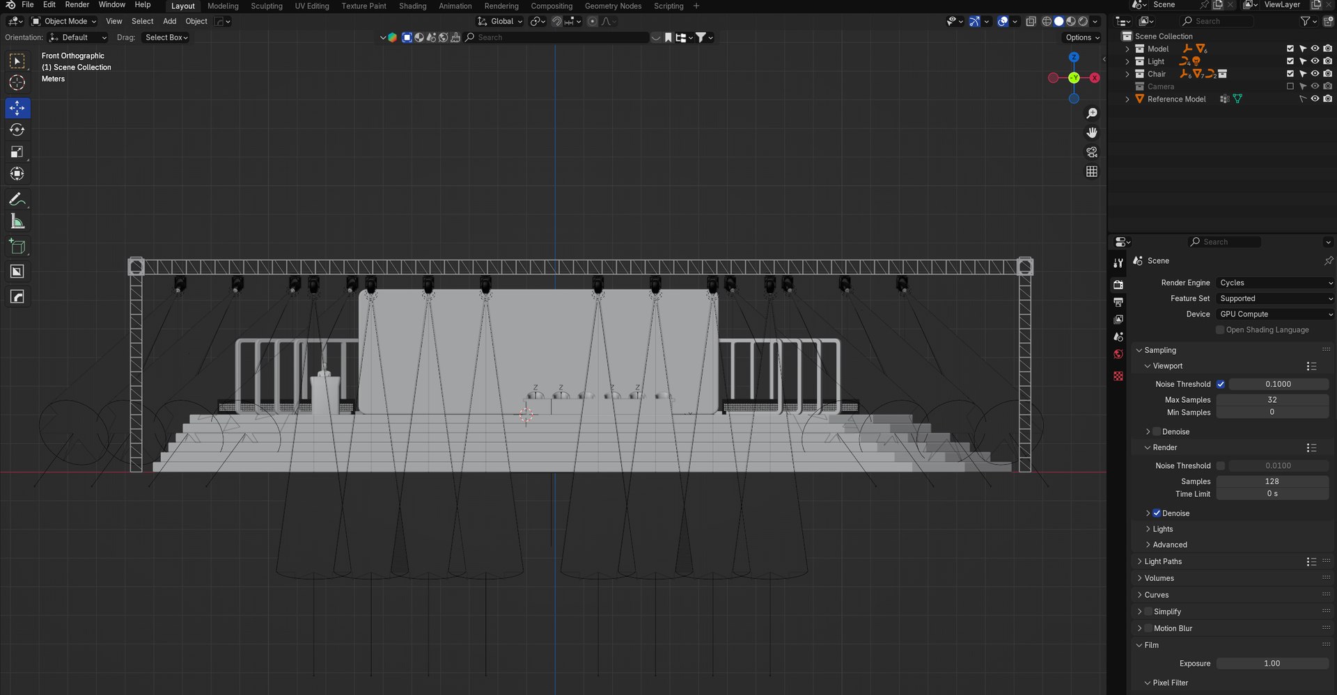3D Model Entertainment Event Or Corporate Conference Stage - TurboSquid ...
