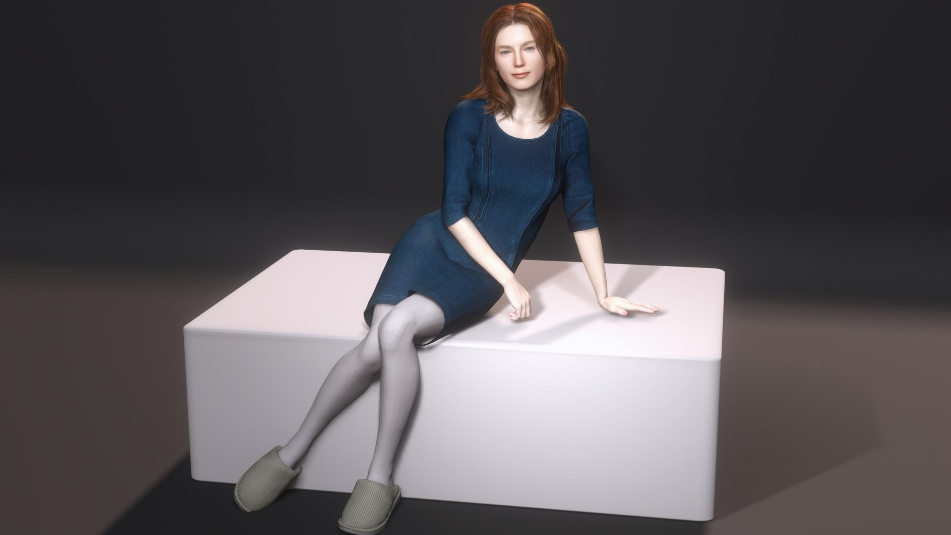 3D Realistic 3D Female Character - Fashionable Outfit And Pose Ready ...