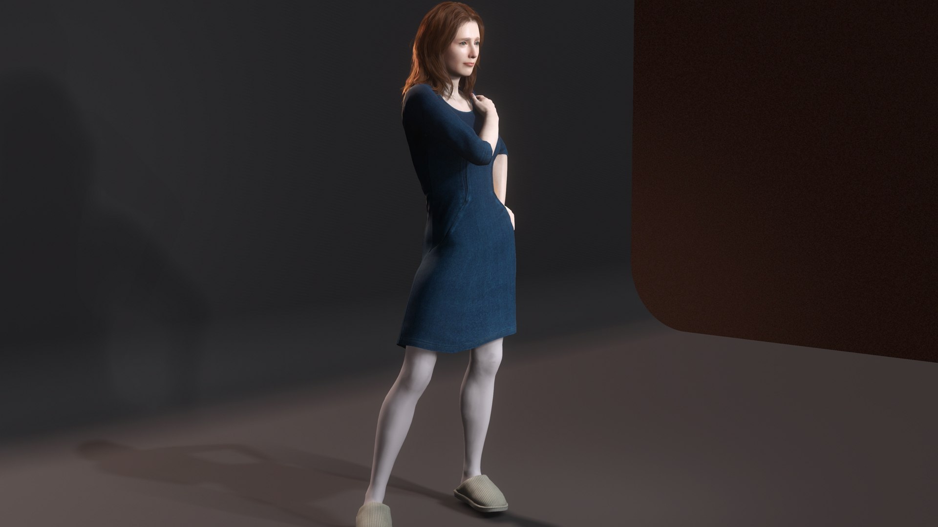 3D Realistic 3D Female Character - Fashionable Outfit And Pose Ready ...