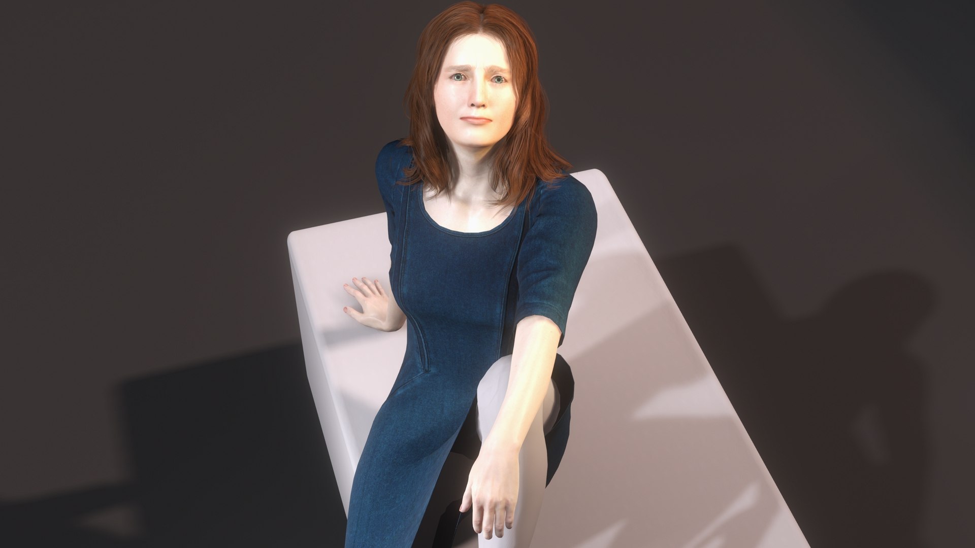 3D Realistic 3D Female Character - Fashionable Outfit And Pose Ready ...