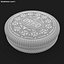 Realistic Oreo Cookie Obj