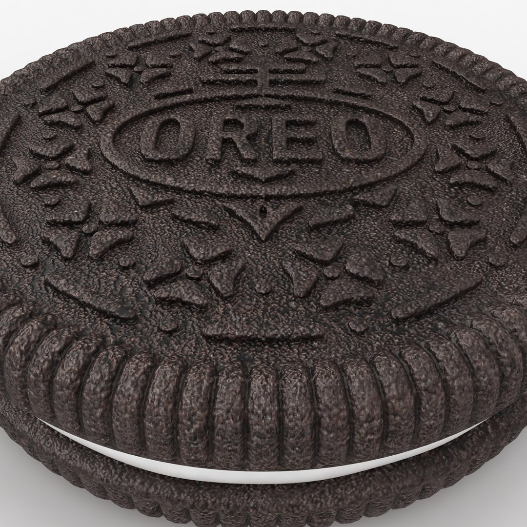 Realistic Oreo Cookie Obj