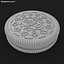 Realistic Oreo Cookie Obj