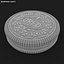 Realistic Oreo Cookie Obj