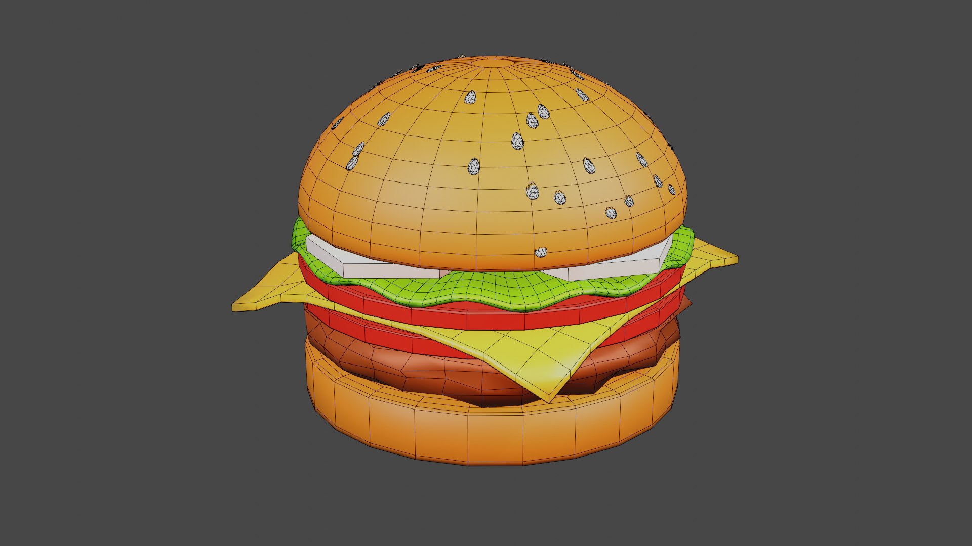 Hamburger 3D Model - TurboSquid 2165394