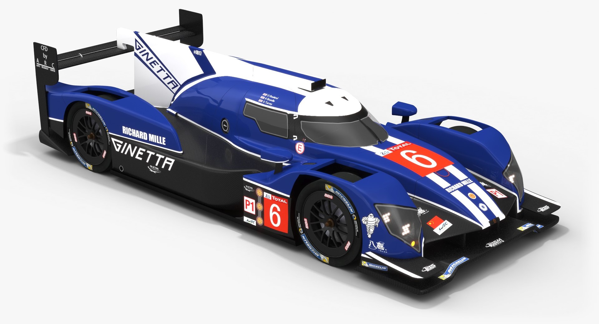 Cefc trsm racing ginetta 3D model - TurboSquid 1345758