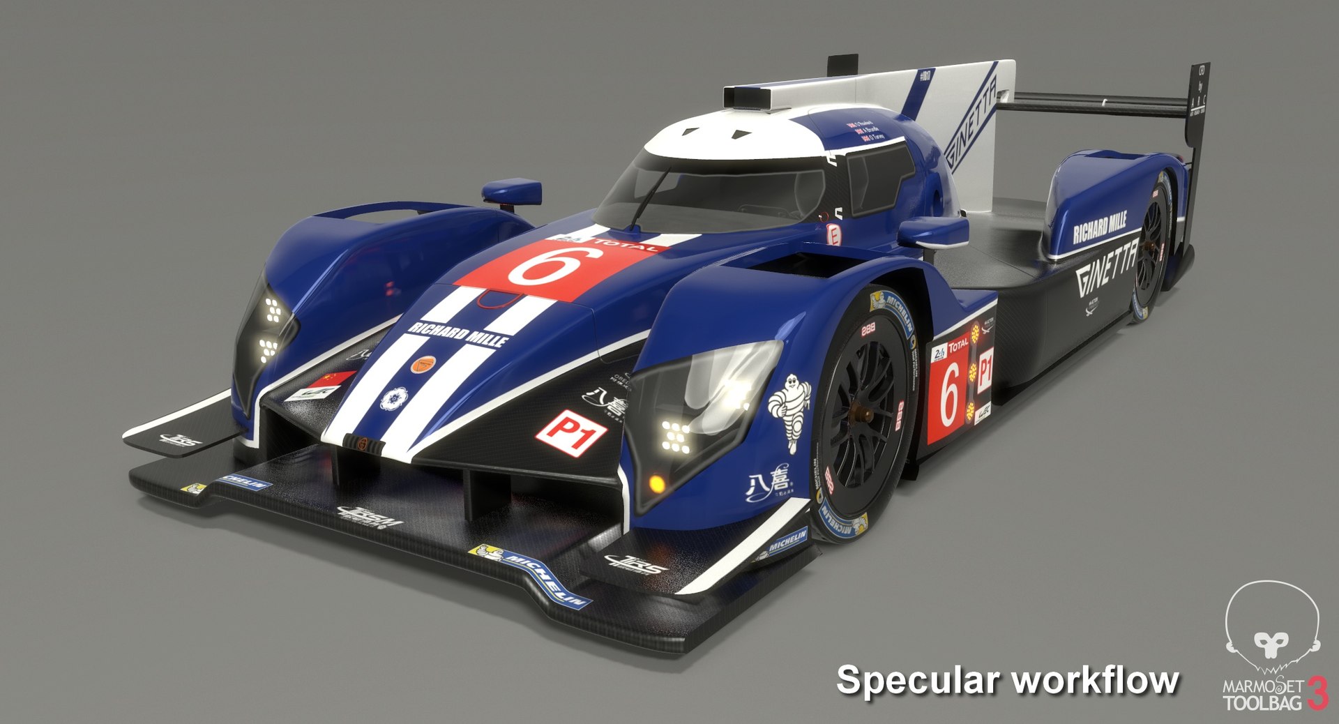 Cefc trsm racing ginetta 3D model - TurboSquid 1345758