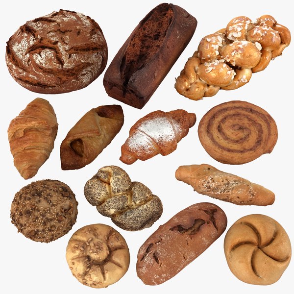 Puppy Bread – Niedliches, stilisiertes Brot-Charakter-3D-Modell 3D ...