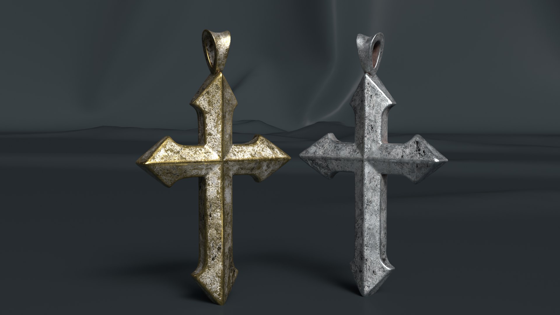 High-Poly Arrow-shaped Cross 3D Model - TurboSquid 2122501