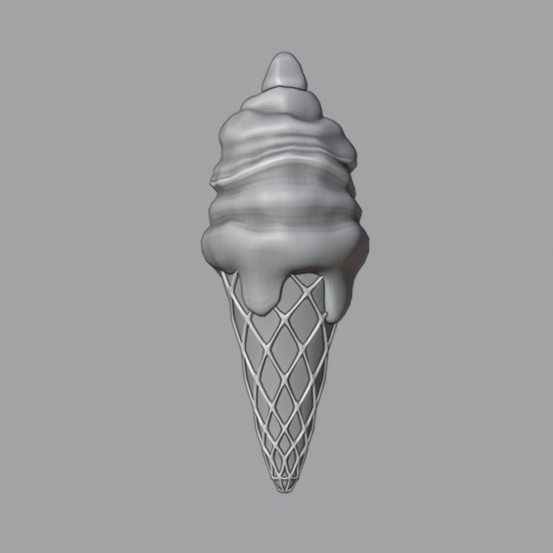 3D Ice Cream Model - TurboSquid 2079251